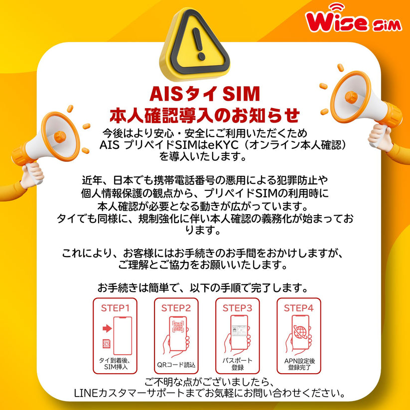 AIS NET SIM タイ プリペイドSIM タイSIMカード 利用期間7日間 速度が一定で使い放題 データ通信用SIM ※SIMカード有 ...